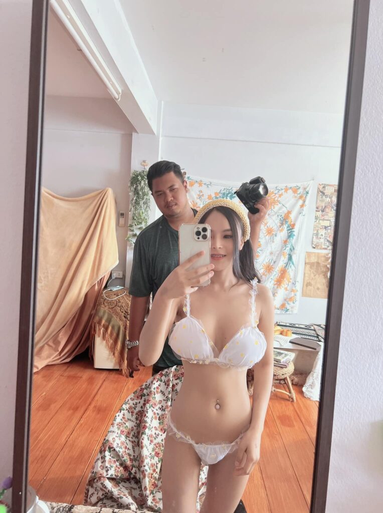 ขวัญ Theerawan Srikampa เปิดวาร์ป สาวสวย Cup E เซ็กซี่ บิกินี่ 18+